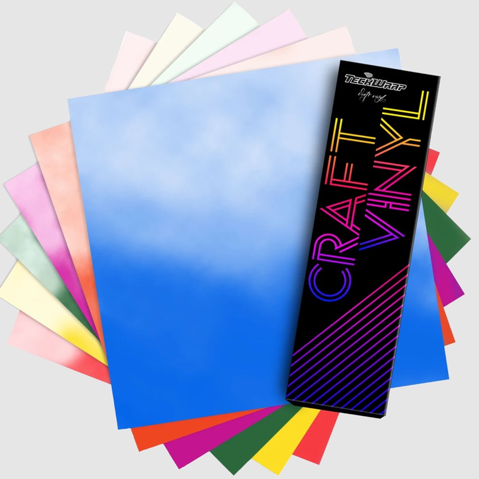 Teckwrap Clear Cold Colour Changing Vinyl - Pack 6 - DIY Gift Sets ...