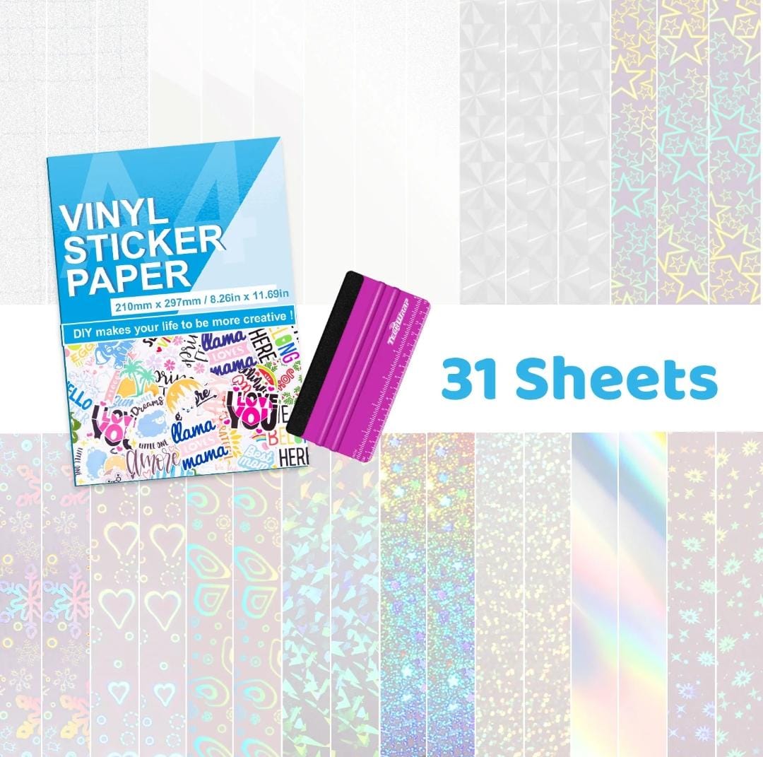 Teckwrap Beginner Sticker Vinyl - Mixed - Pack 30 - DIY Gift Sets ...