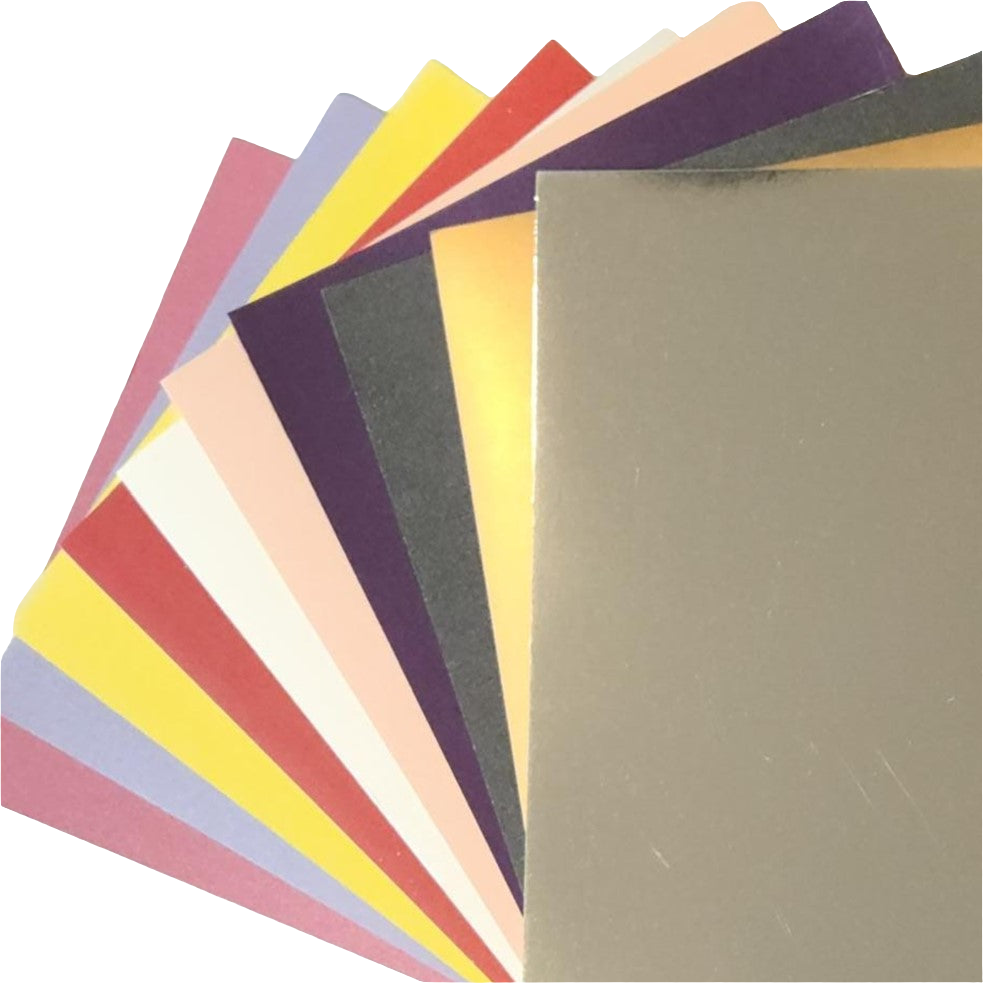 Cardstock Plain & Metallic Board 240GSM - Pack 10 - Cricut DIY Gift Se ...