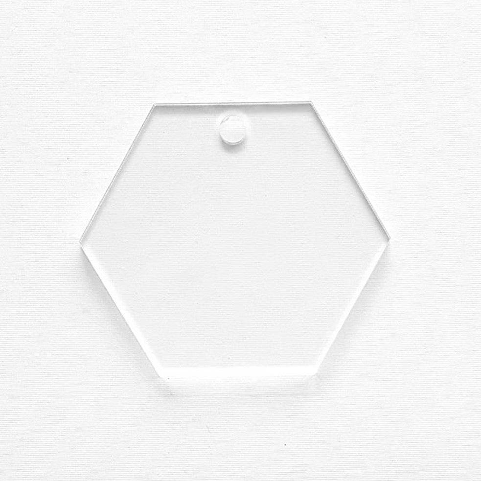 Acrylic Disk Clear Hexagonal - DIY Gift Sets – Triple R Services